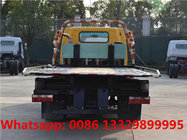 good price JAC brand diesel flatbed wrecker towing vehicle for sale, JAC  road rescue truck supplier in China