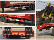2 axles Low bed semi-trailer (CLW9350TDP)