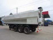 CLW  high quality power auger 25tons bulk feed transportation trailer for sale, 40m3 farm-oriented feed semitrailer