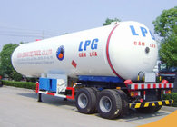 Double BPW/FUWA axles 17tons bulk road transported lpg gas tank,factory sale best price bulk propane gas trailer