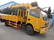 hot sale Dongfeng 4*2 LHD/RHD 120hp diesel 4ton truck with crane, best price DONGFENG 4tons cargo truck with crane