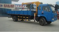 Dongfeng RHD 4*2 4ton Truck mounted crane for sale, best price dongfeng brand 4tons telescopic boom mounted on truck