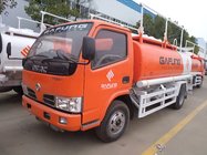 China best price 95hp diesel 5,000L fuel dispensing truck for Malaysia, hot sale dongfeng 4*2 RHD 5m3 oil tank truck