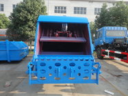 Dongfeng 4*2 compression garbage truck/hydraulic compactor garbage truck for sale, best prcie compacted garbage truck