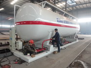 high quality factory sale best price CLW skid mounted propane lpg gas filling station, skid mobile lpg gas station