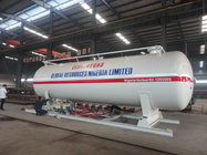 high quality factory sale best price CLW skid mounted propane lpg gas filling station, skid mobile lpg gas station