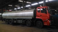 factory sale best price Dongfeng 8*4 23CBM milk tanker truck, HOT SALE! 25,000Liters stainless steel liquid tank truck