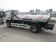 best prcie Forland 4*2 LHD 5,000Liters fecal suction truck for sale, factory sale best price Forland vacuum truck