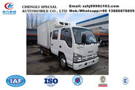 HOT SALE! wholesale ISUZU double cabs 2tons cold room truck, factory selling best price Isuzu EuroⅤ chiller van truck