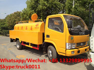 High quality and competitive price 3,000Liters high pressure water cleaning vehicle for sale, 3m3 sewer cleaning truck