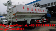 large capacity-20-22m3 electronic discharging bulk feed delivery truck for sale, 10tons animal feed pellet truck