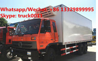 2018s good price dongfeng 6*4 LHD refrigerator truck for sale, Factory sale best price Dongfeng 18tons cold room trucks