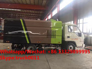 Factory sale good price new design forland 4*2 LHD diesel street sweeping truck for sale, road sweeper truck