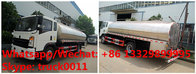 SINO TRUK HOWO 4*2 RHD milk tanker truck, 5m3 6000 liters 6m3 stainless steel liquid food transporting vehicle,