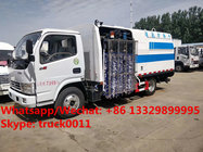 HOT SALE! Dongfeng 4x2 LHD/RHD cleaning truck for road side fence, CLW brand street guardrail cleaning vehicle for sale