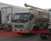 best-selling dongfeng 6-7tons bulk feed delivery truck for sale, best price dongfeng diesel 12m3 feed pellet truck