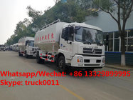 new 10tons bulk feeds trucks for animal feed transport tank truck for sale, good price Dongfeng 20m3 poultry feed truck