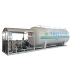 Factory sale best price 30cbm auto lpg gas filling skid station with dispenser, skid lpg gas palnt for gas cylinders