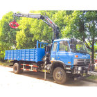 wholesale price dongfeng 190hp diesel 8tons cargo truck with crane, HOT SALE! brand NEW mobile truck with crane