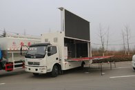P5 dongfeng Waterproof Outdoor Video Led Display Screen Truck For Sale in Congo, good Mobile LED advertising vehicle
