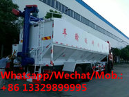 Dongfeng 40cbm livestock poultry Bulk Feed Truck for sale, cheaper price 20tons farm-oriented feed pellet truck for sale