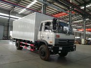 factory sale Euro3 diesel 6 wheel cheapest dongfeng cargo trucks 10 ton to 12t van cargo truck for sale,