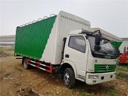 China cheapest small LHD diesel brand new box van truck 5 ton for sale, Good price cargo van truck for sale