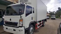 High quality and best price HOWO refrigerated truck for pharmaceutical products for sale, new reefer van truck for sale