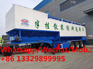 HOT SALE! CLW brand new 55cbm bulk feed container semitrailer, farm-oriented nad livestock poultry feed body trailer