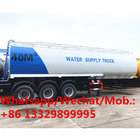 China Factory Direct Sales 40M3 Water Supply Truck Semi-Trailer, new 40,000L portable water tanker tranported trailer