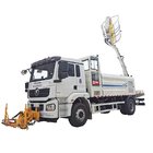 SHACMAN the roof solar panel Cleaning brush Tunnel cleaning truck, Automatic Broom High Pressure Washing Sweeper Truck