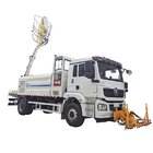 SHACMAN the roof solar panel Cleaning brush Tunnel cleaning truck, Automatic Broom High Pressure Washing Sweeper Truck