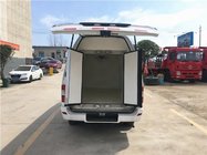 China famous high quality and low price JINBEI brand gasoline refrigerator minivan for sale, cold room van truck,